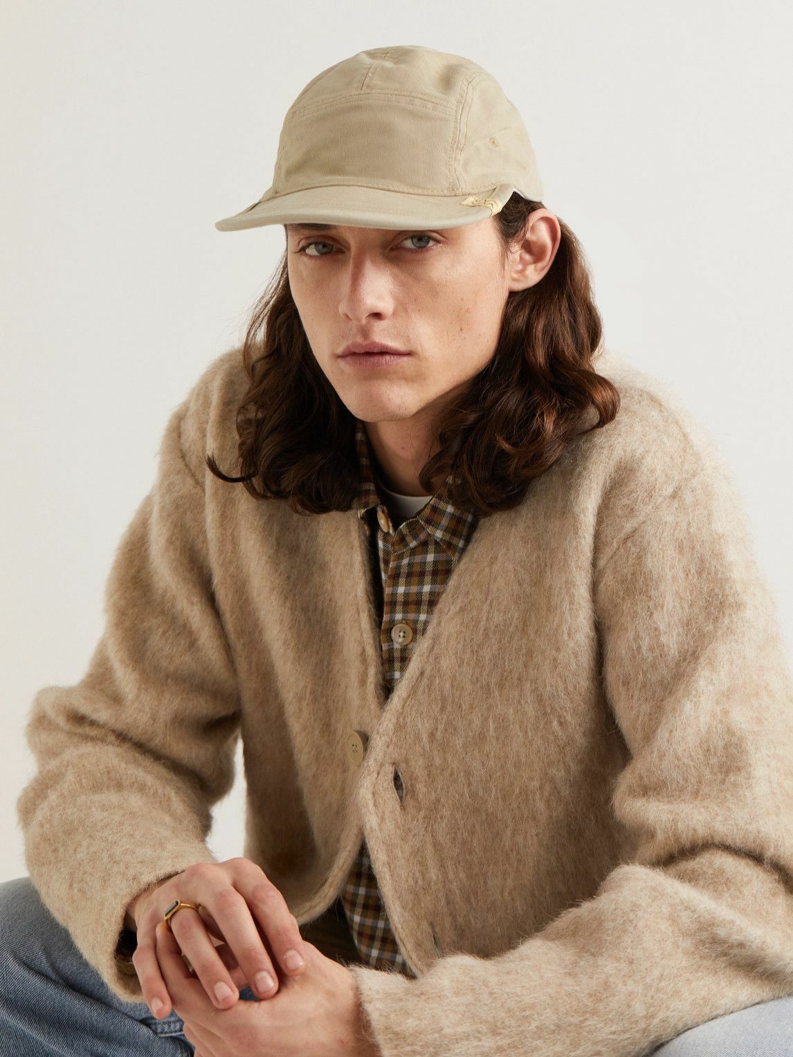 Visvim - Leather-Trimmed Cotton Baseball Cap Visvim