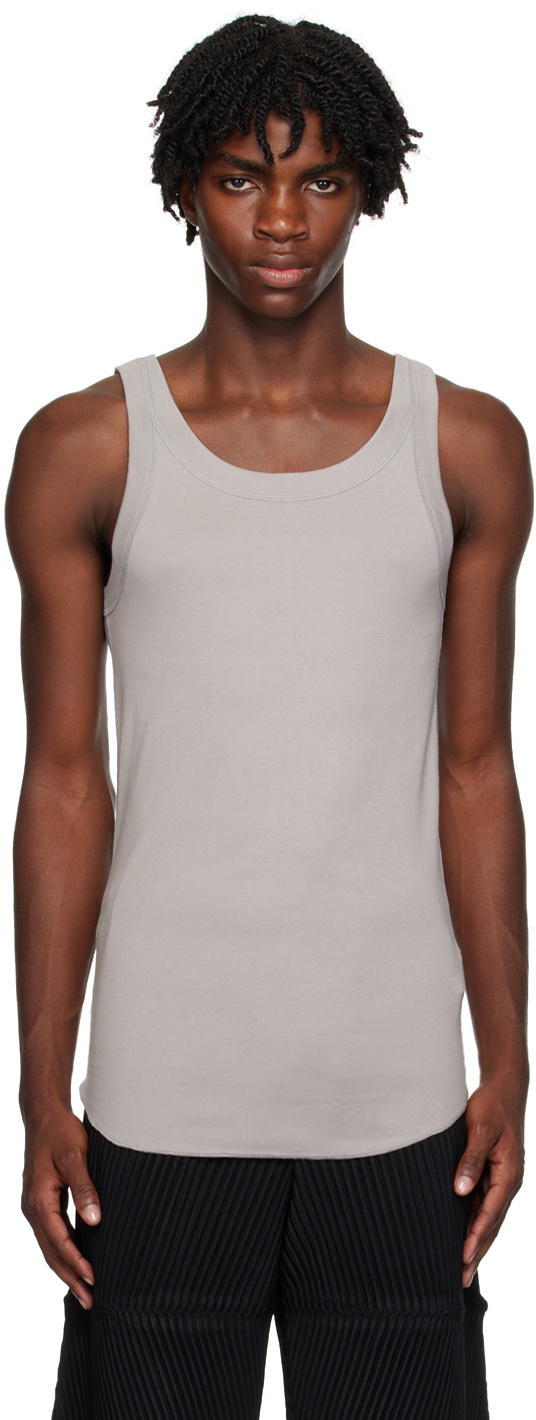 ATTACHMENT Gray Rib Tank Top Attachment