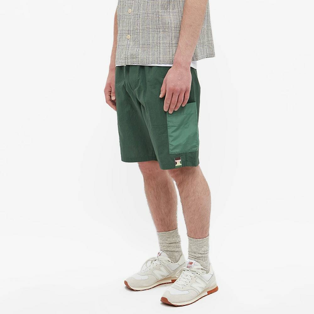 Folk Men's Stack Short in Green Folk