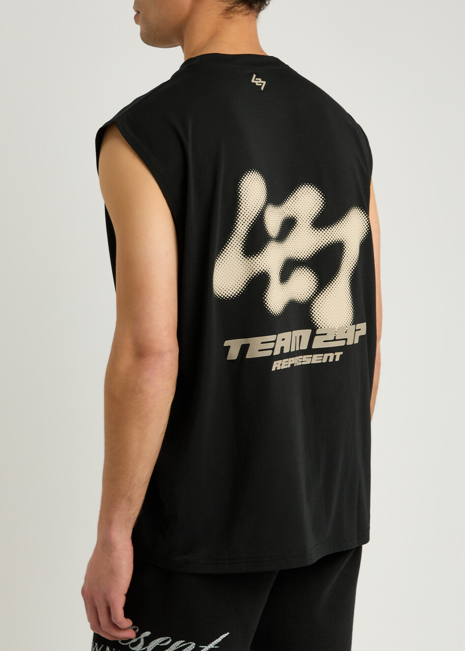 Represent 247 Future Logo Jersey Tank Black Represent