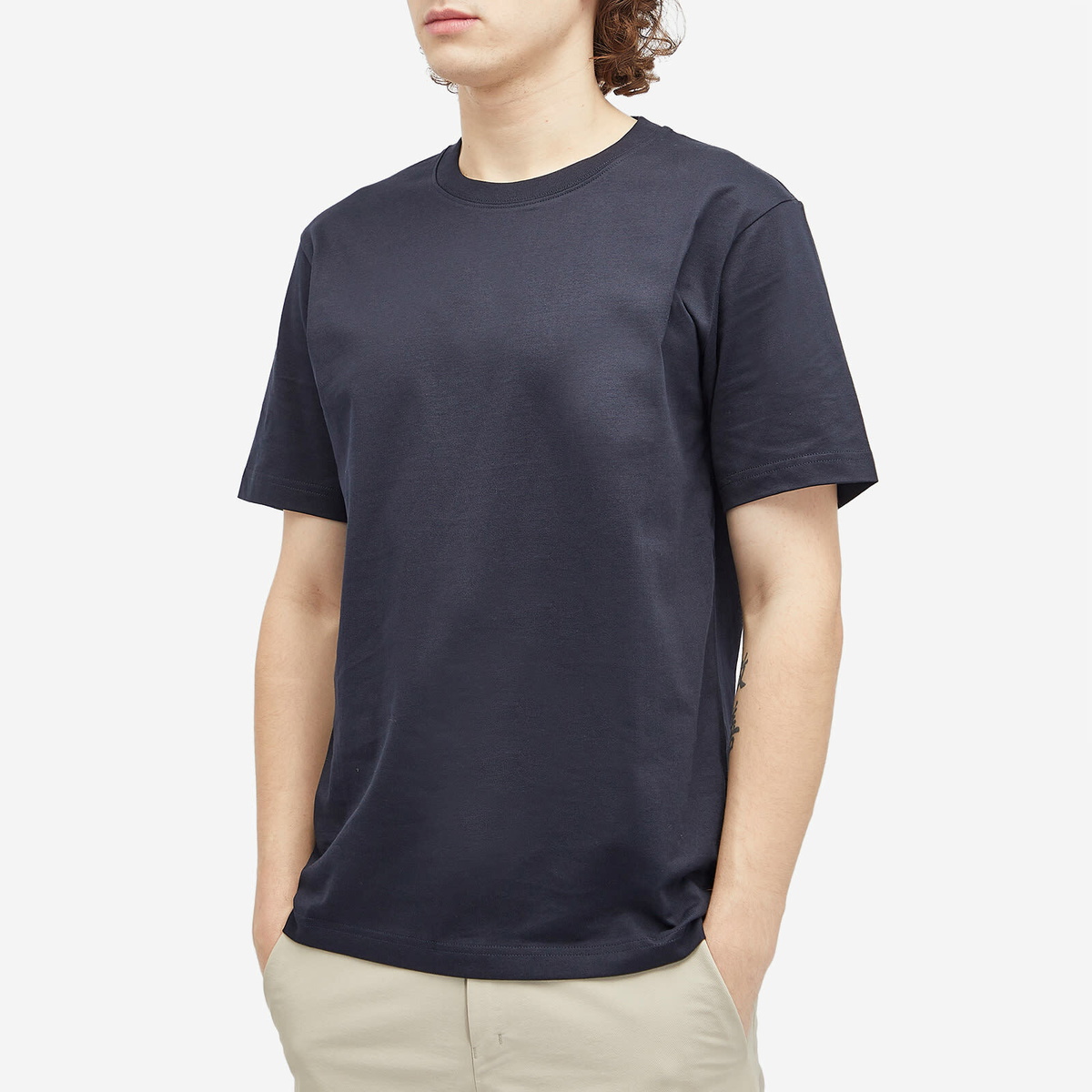 Norse Projects Men's Standard T-Shirt in Dark Navy Norse Projects