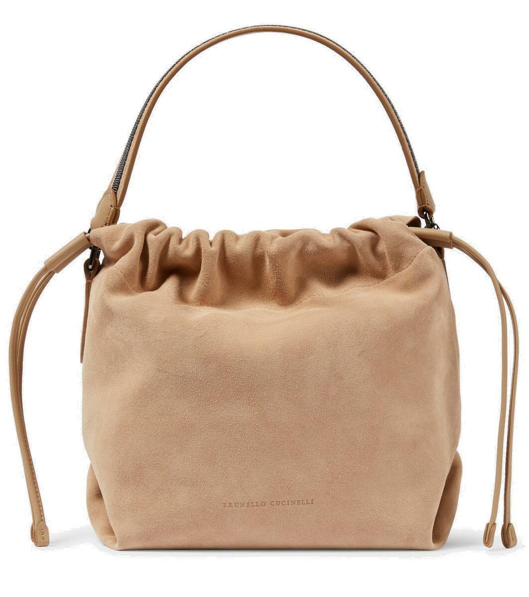 Brunello Cucinelli Suede bucket bag Brunello Cucinelli