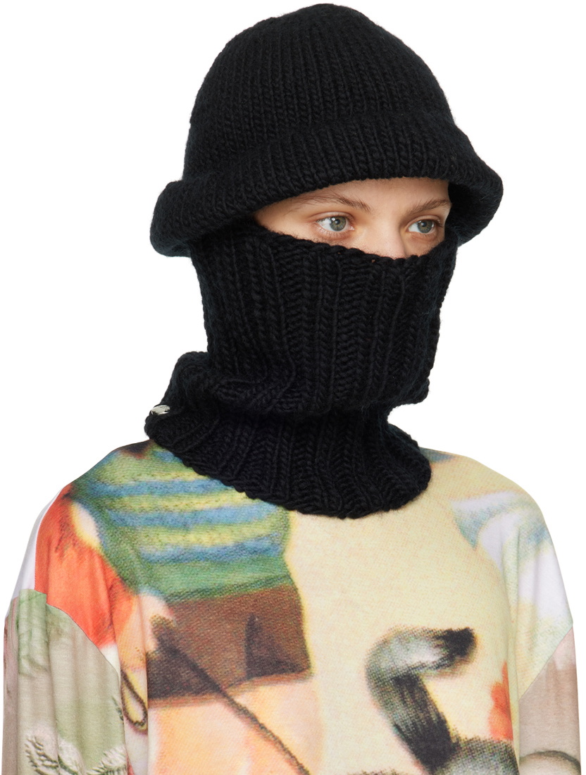 Bless Black Hatmask Beanie Bless