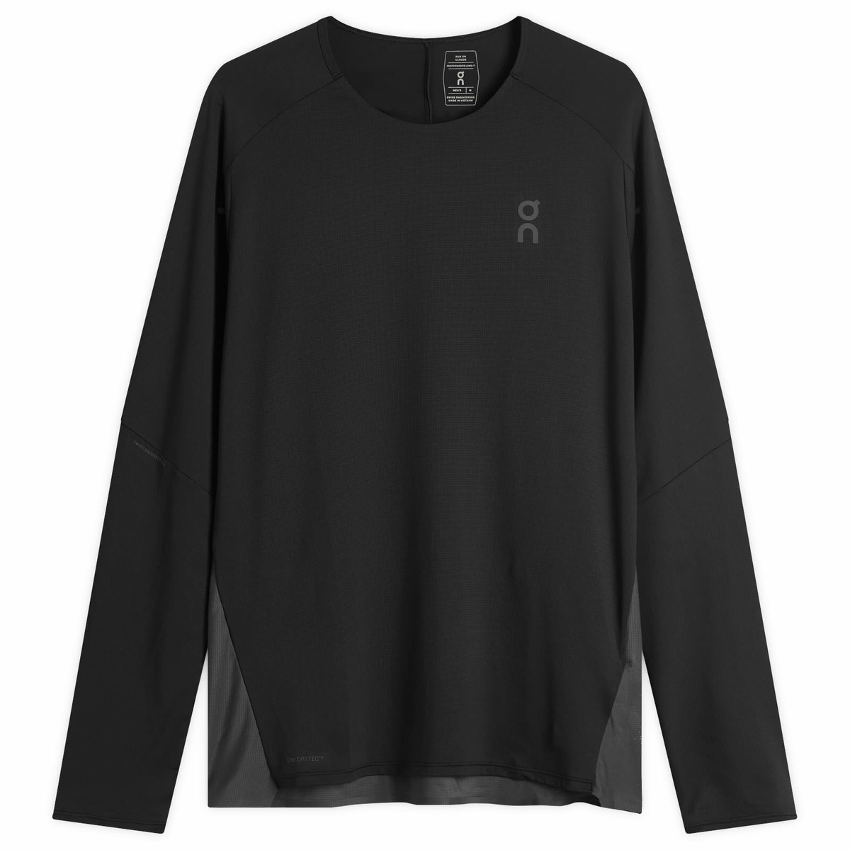 ON Men's Performance Lg T-Shirt in Black/Eclipse On