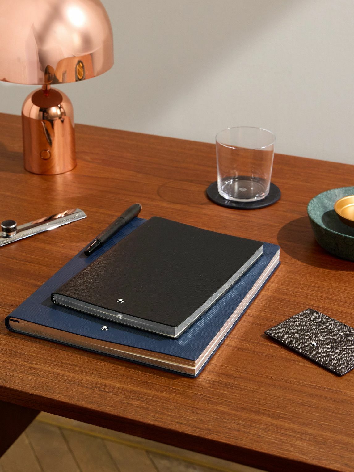 Montblanc - 146 Cross-Grain Leather Notebook Montblanc