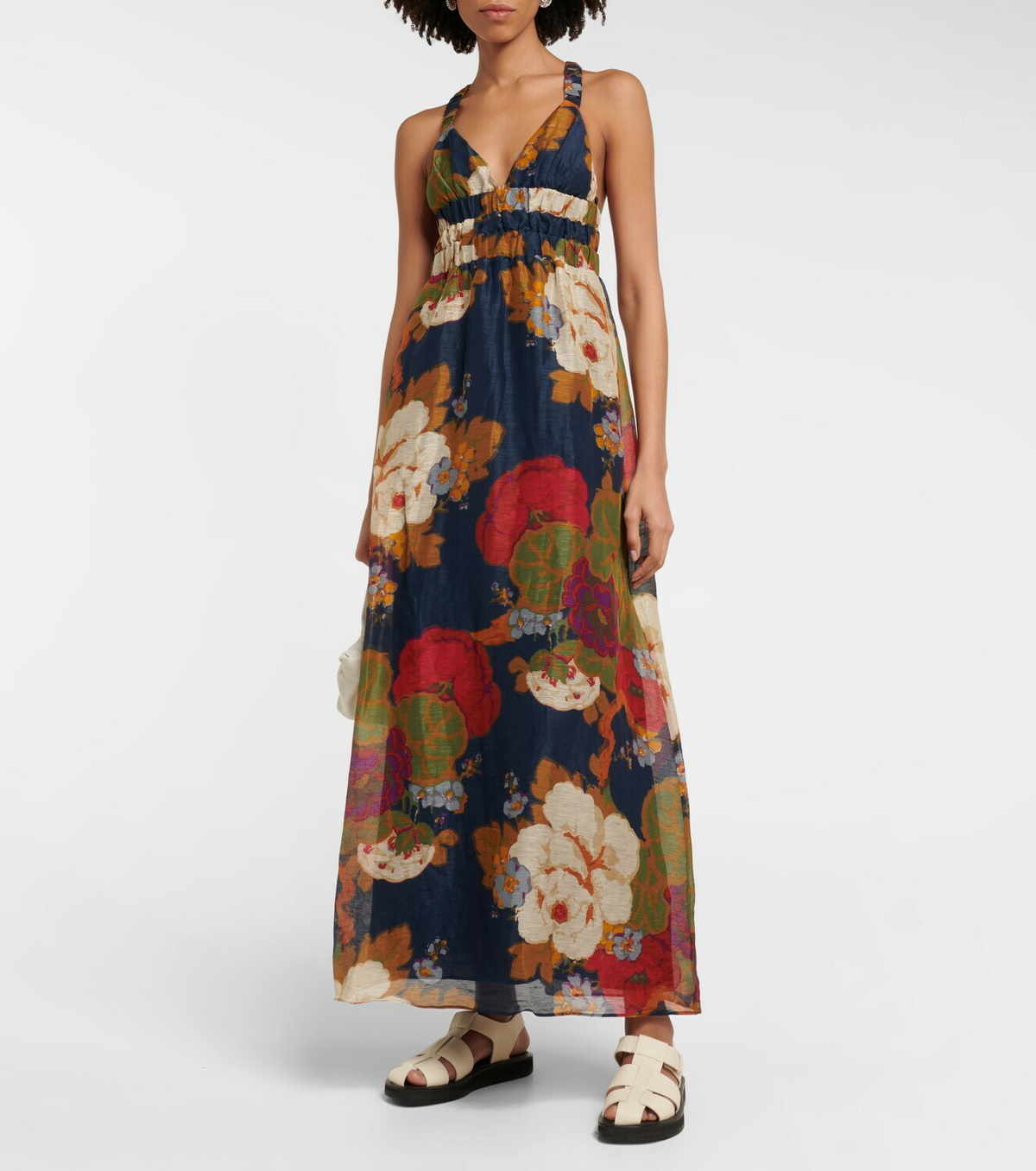 SIR - Bonita linen and silk maxi dress SIR.