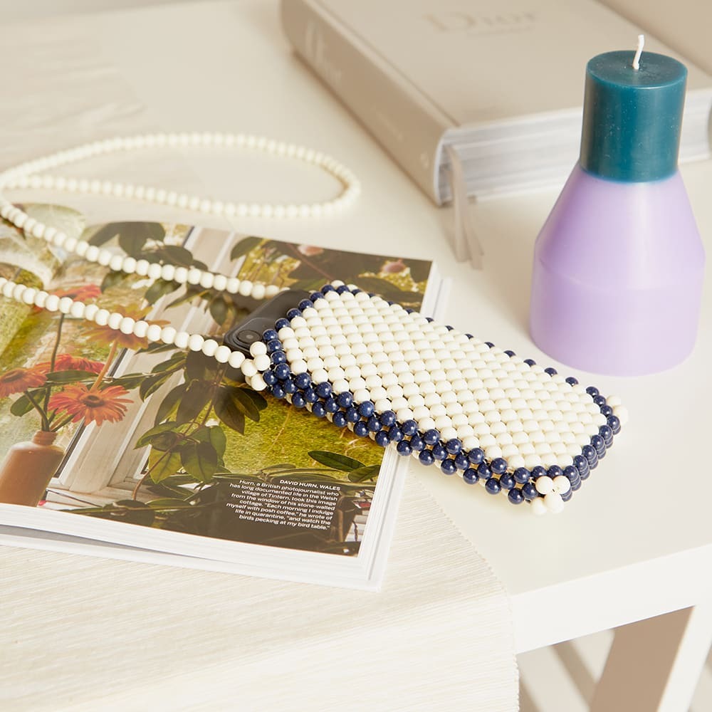 HAY Perla Phone Holder in Milk HAY