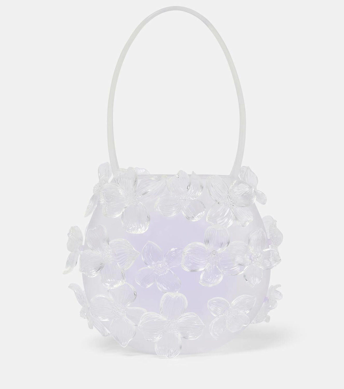 Susan Fang Floral-appliqué TPU shoulder bag Susan Fang