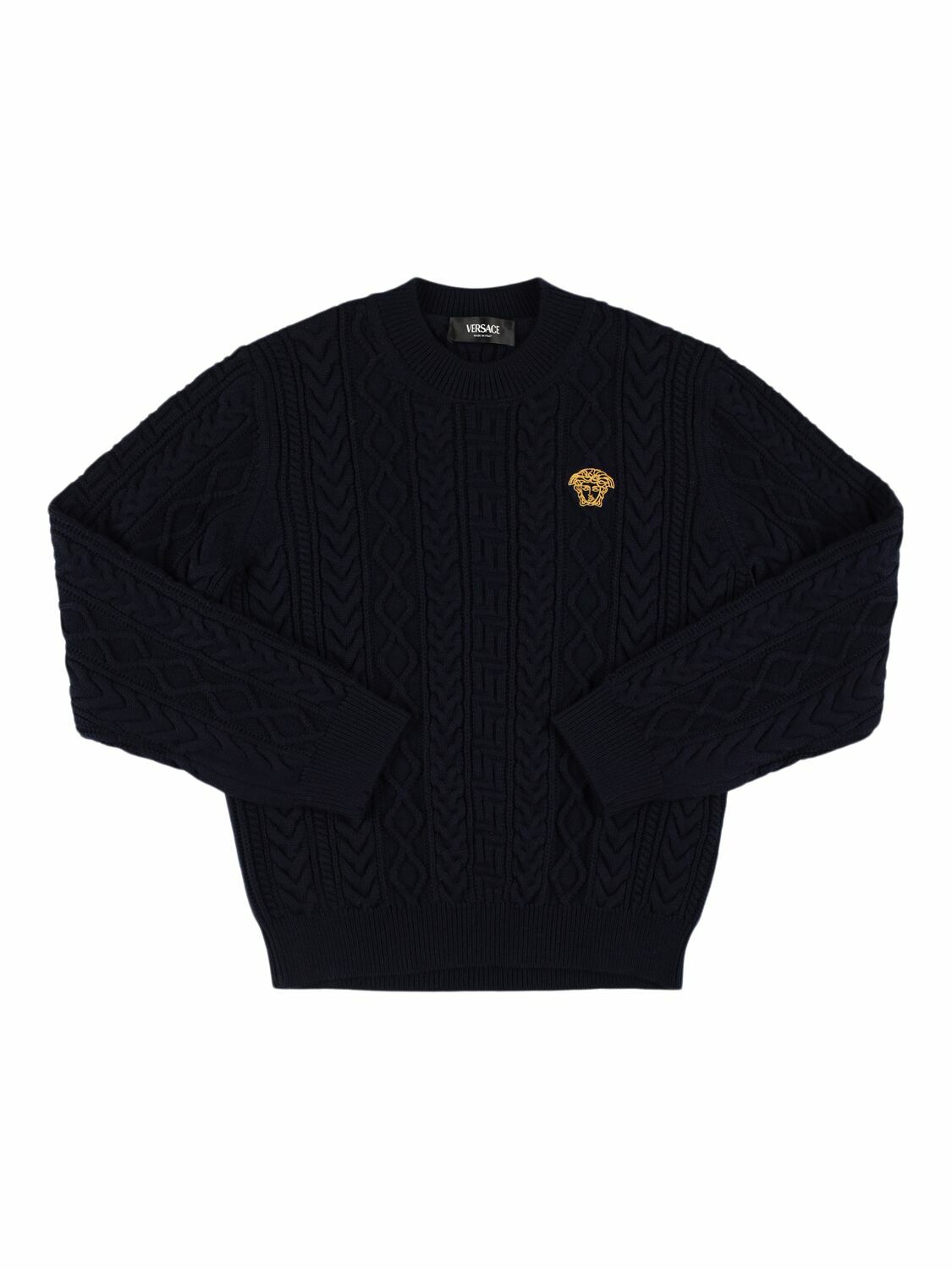 VERSACE Wool Knit Sweater Versace