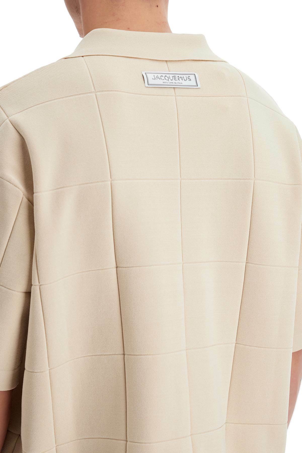 JACQUEMUS boxy polo 'the basin polo Beige Jacquemus