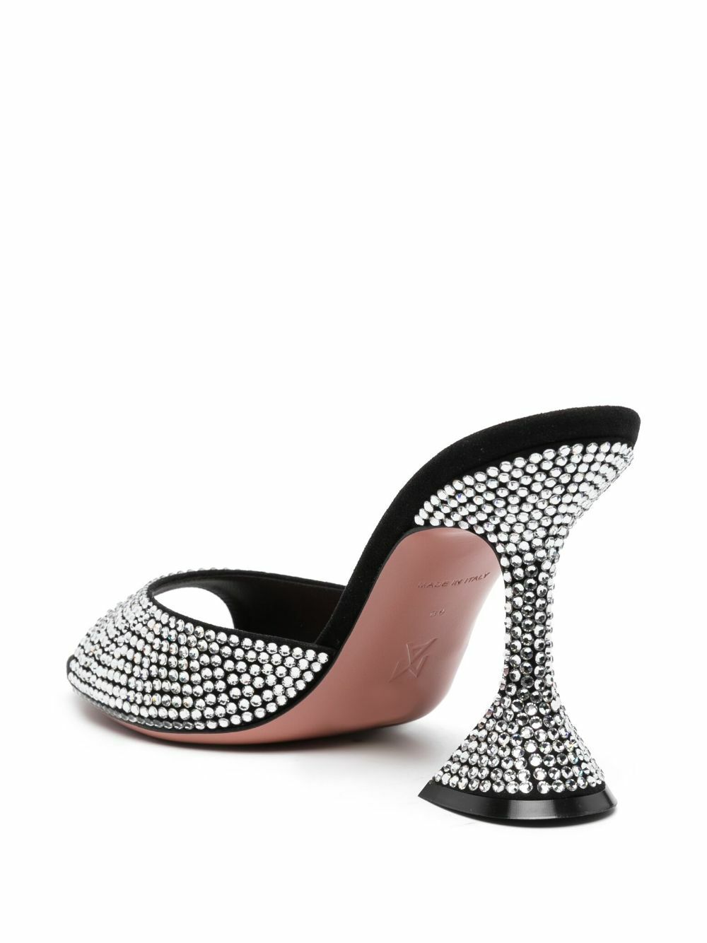 AMINA MUADDI - Caroline Crystal Mules Amina Muaddi