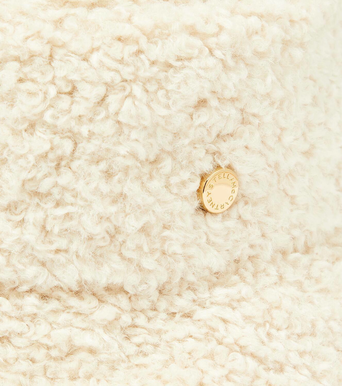 Stella McCartney Faux shearling bucket hat Stella McCartney