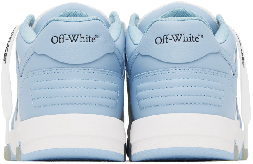 Off-White White & Blue Out Of Office Sneakers Off-White