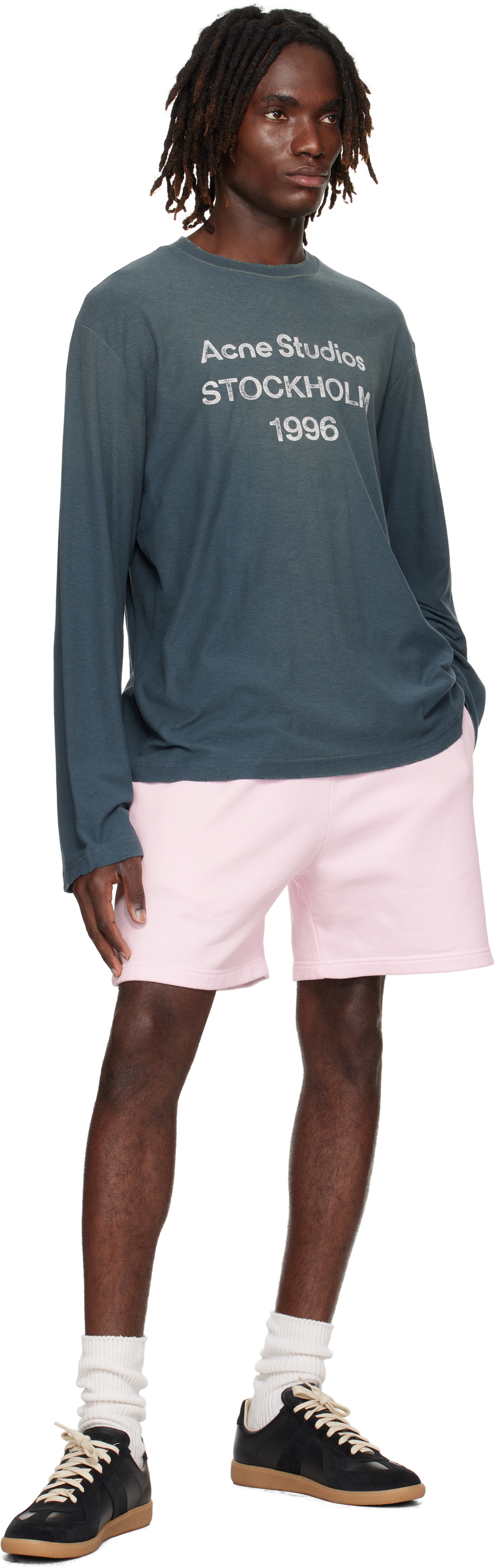 Acne Studios Blue Logo T-shirt Acne Studios