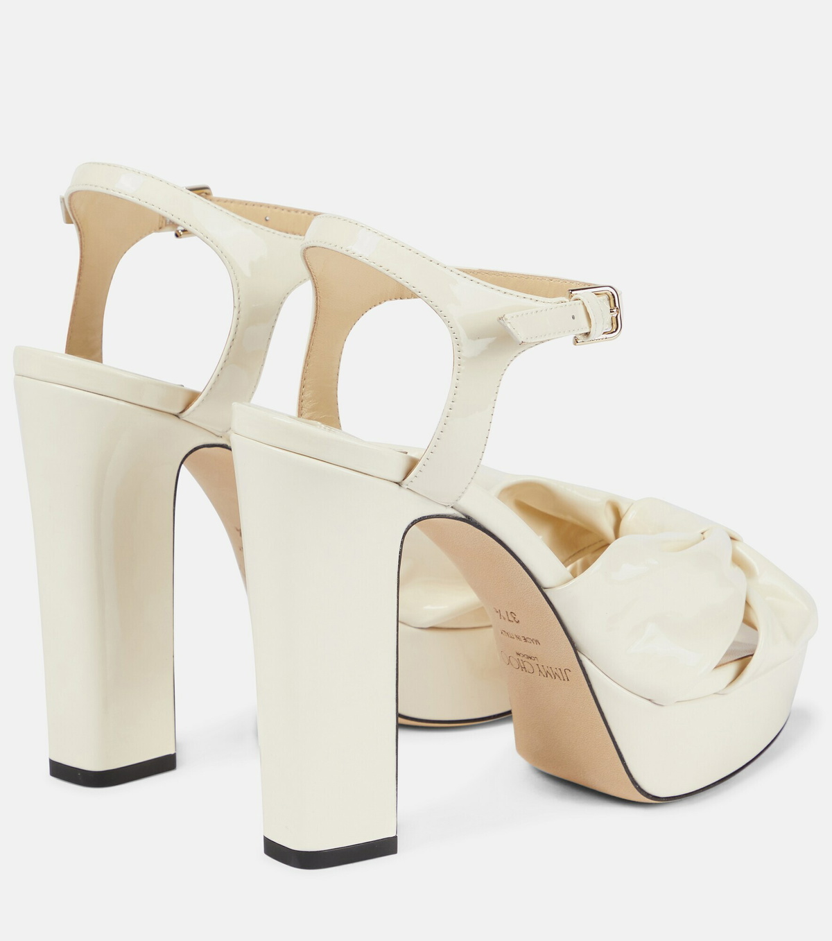 Jimmy Choo - Heloise 120 patent leather platform sandals Jimmy Choo