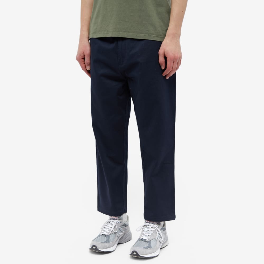 Universal Works Men's Twill Hi Water Trouser in Navy Universal Works