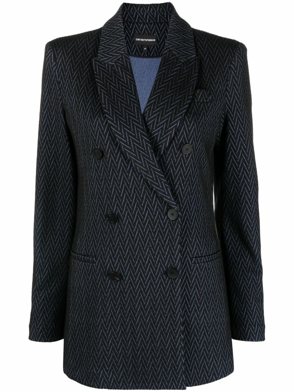 EMPORIO ARMANI - Wool Double-breasted Jacket Emporio Armani