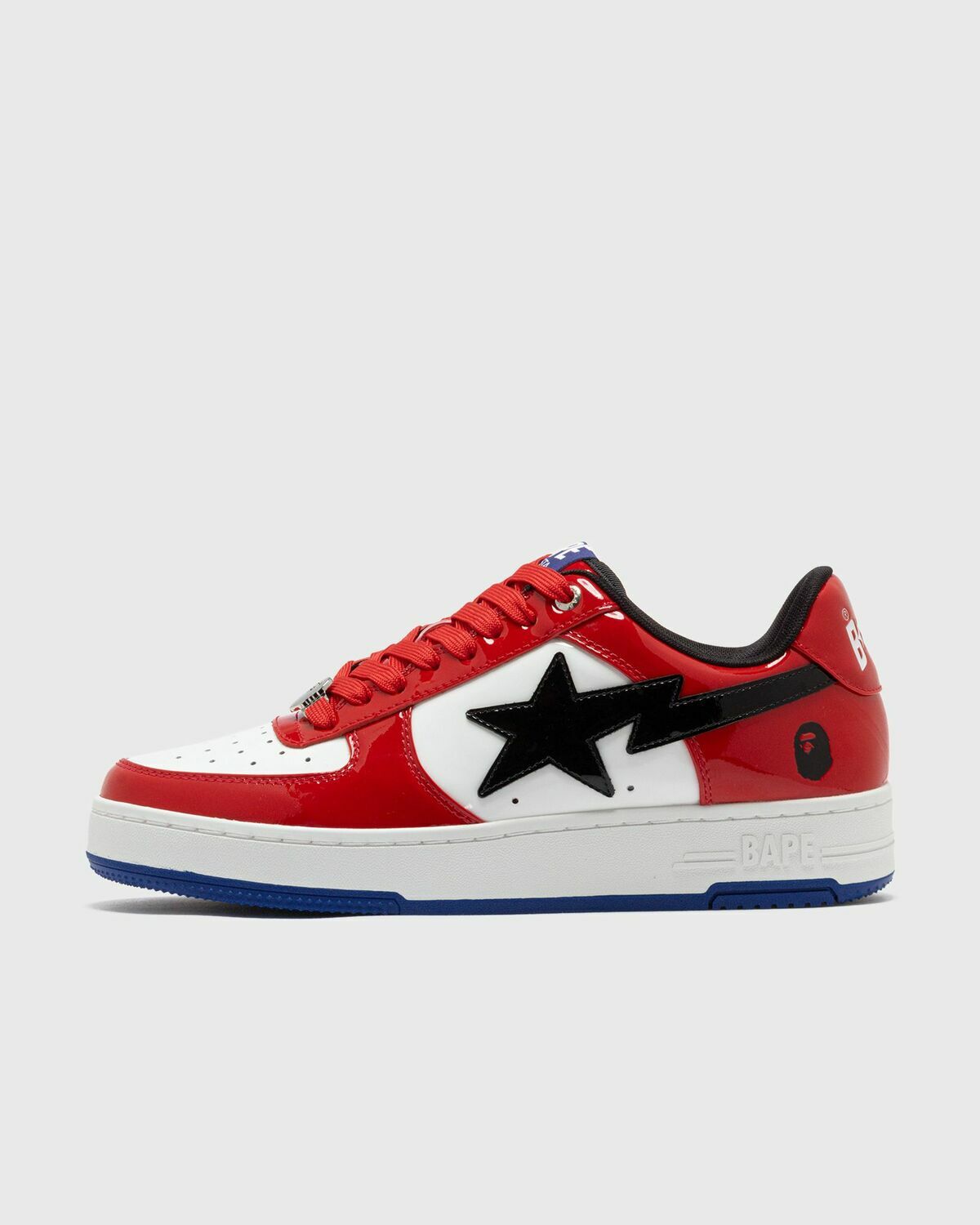 A Bathing Ape Bape Sta #1 M2 Red/White Lowtop A Bathing Ape