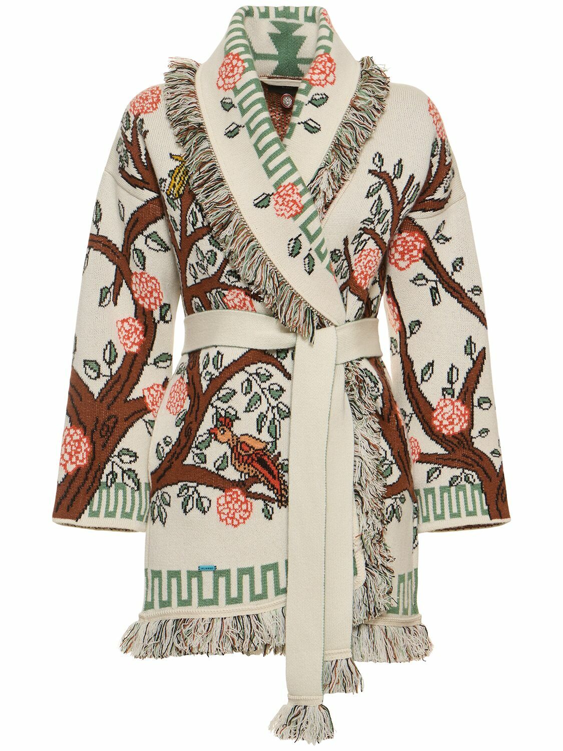 ALANUI - Tree Of Life Knit Cashmere Cardigan Alanui