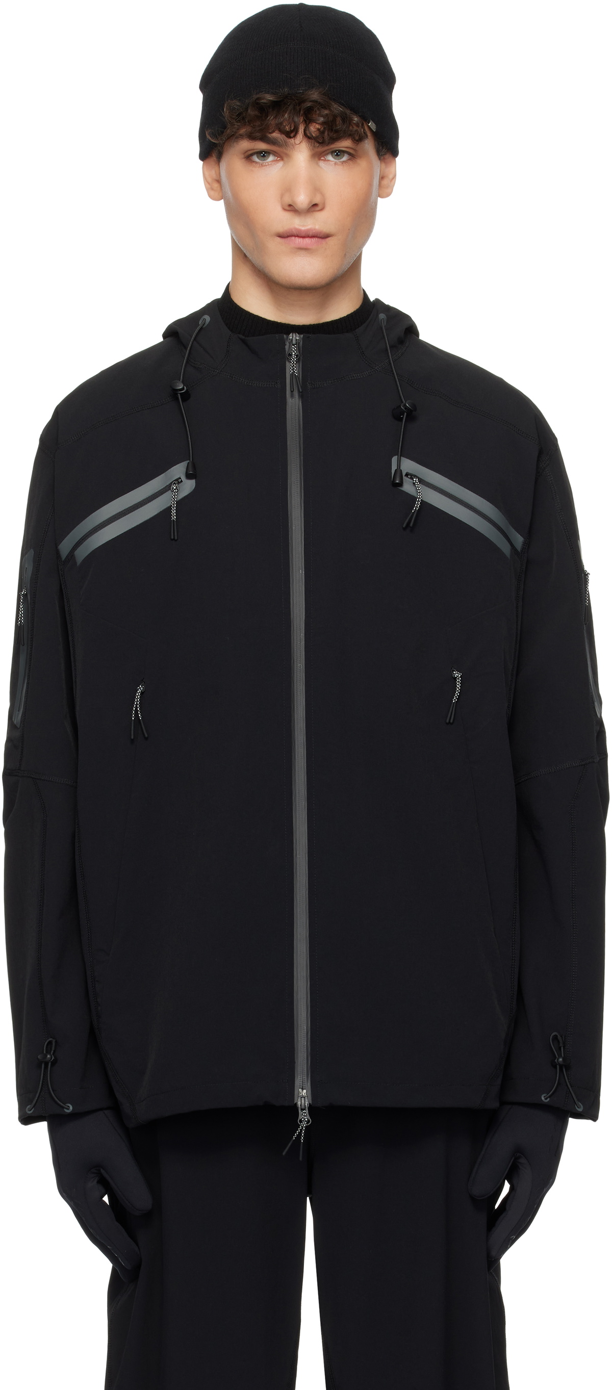 J EONGL I Black Softshell Jacket
