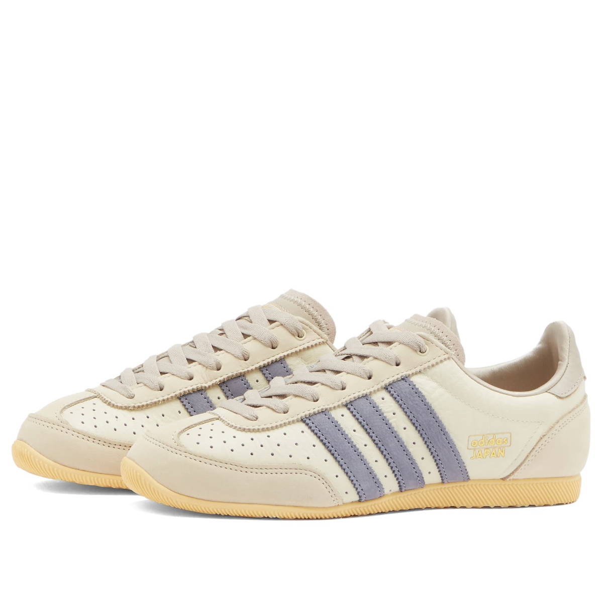 Adidas Women's Japan W Sneaker in White/Silver Violet/Beige adidas