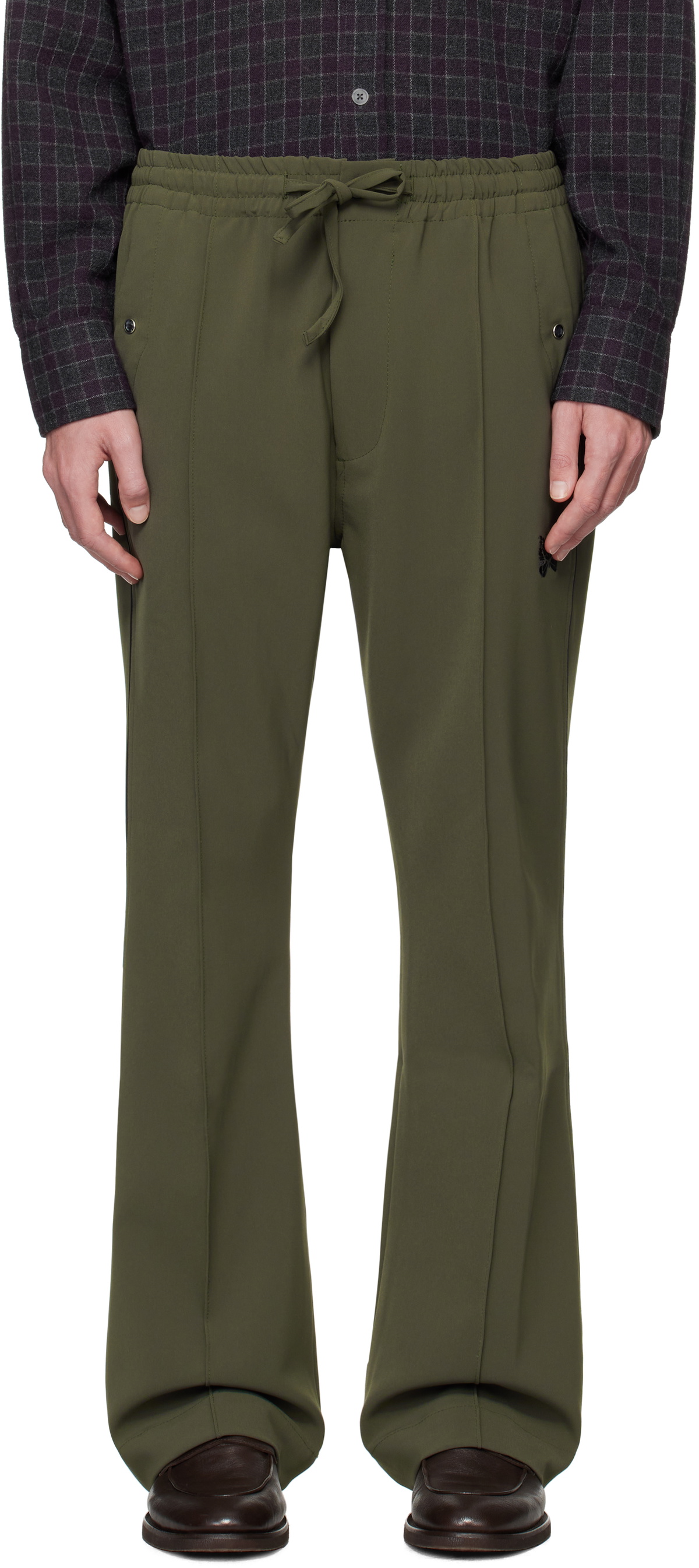 NEEDLES Khaki Piping Cowboy Trousers Needles