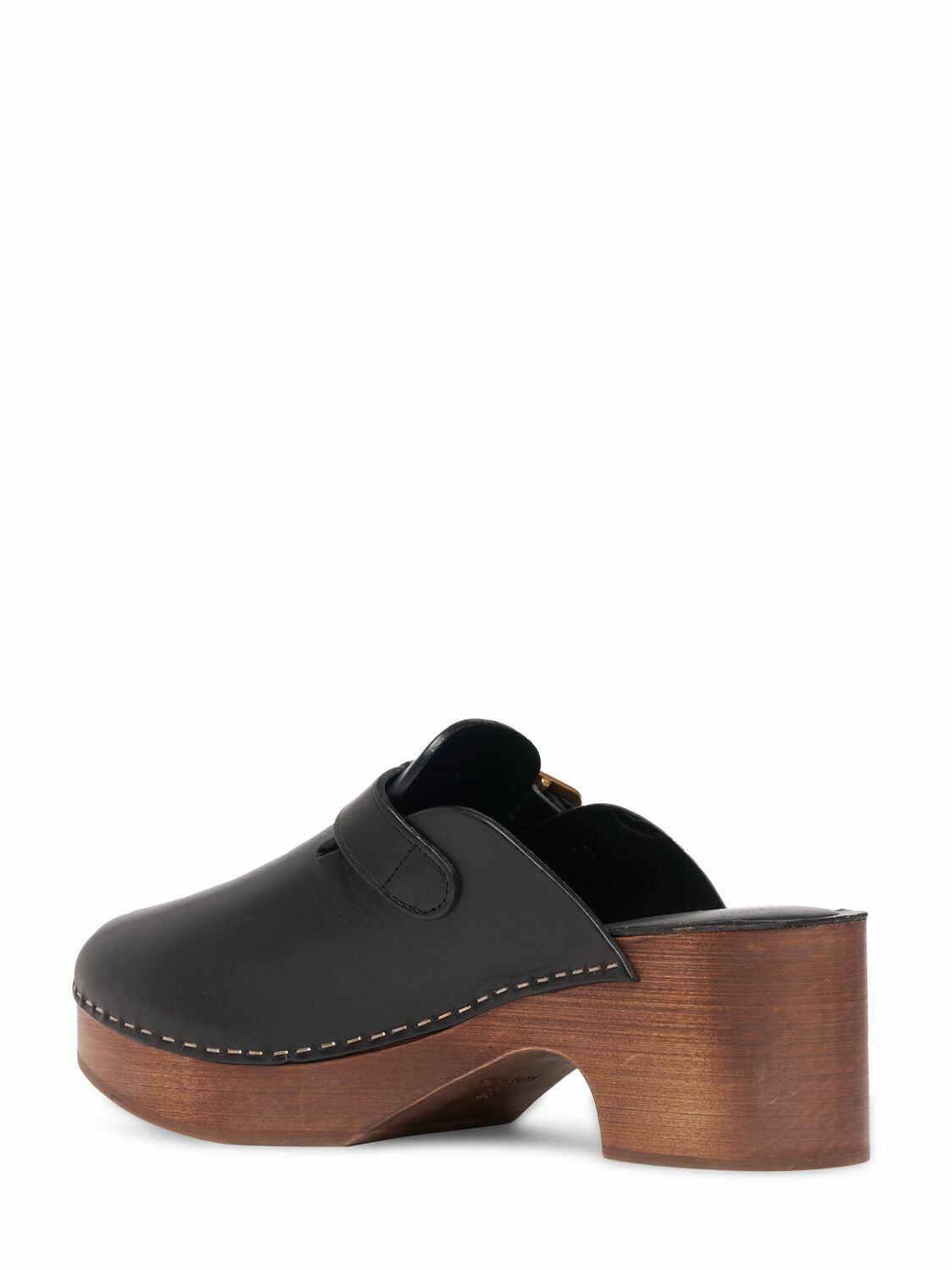 GOLDEN GOOSE - 65mm Leather Clogs Golden Goose Deluxe Brand