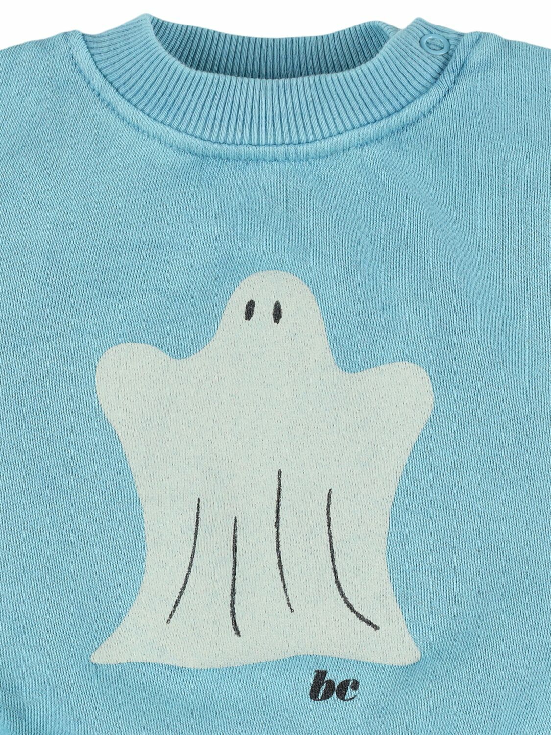 BOBO CHOSES Ghost Print Organic Cotton Sweatshirt Bobo Choses