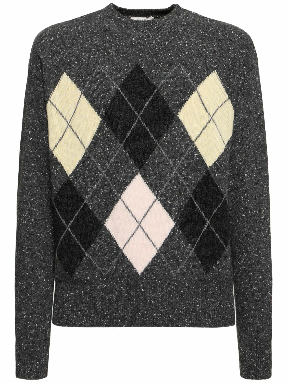 THE ROW Pincer Argyle Cashmere Sweater The Row