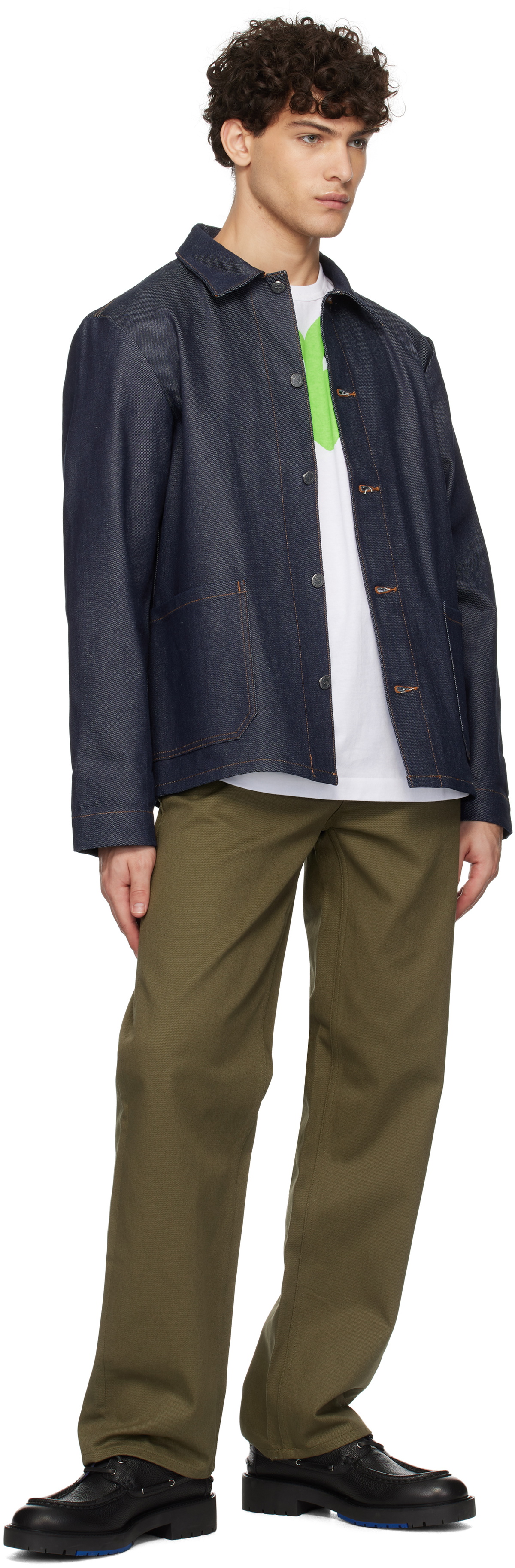 Nudie Jeans Green Tuff Tony Trousers Nudie Jeans Co