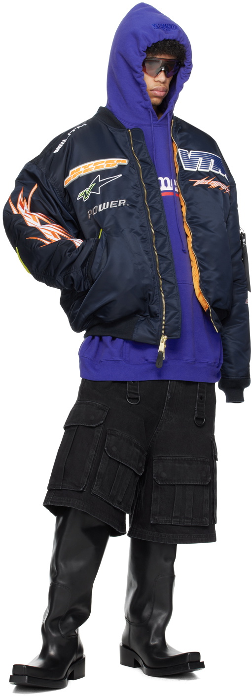 VETEMENTS Blue Campaign Hoodie Vetements