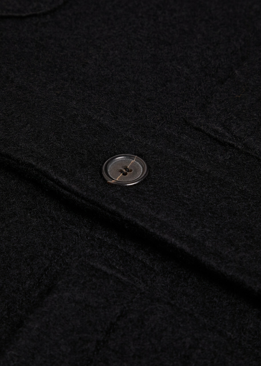 Universal Works Wool-blend Jacket Black Universal Works