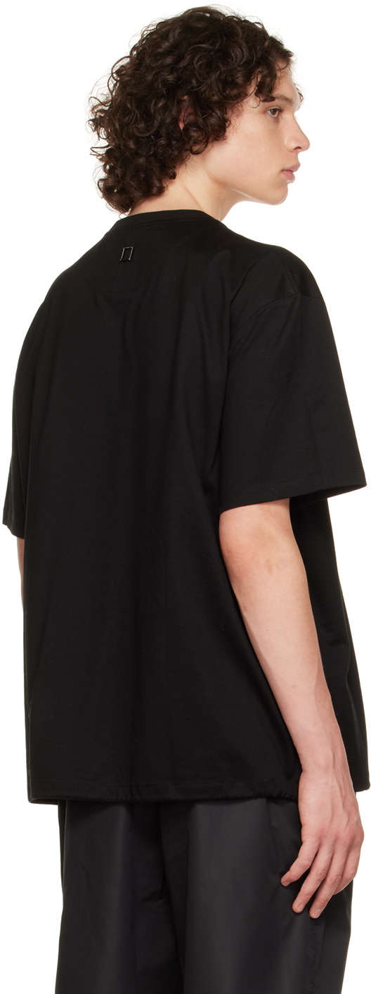 Wooyoungmi Black Drawstring T-Shirt Wooyoungmi