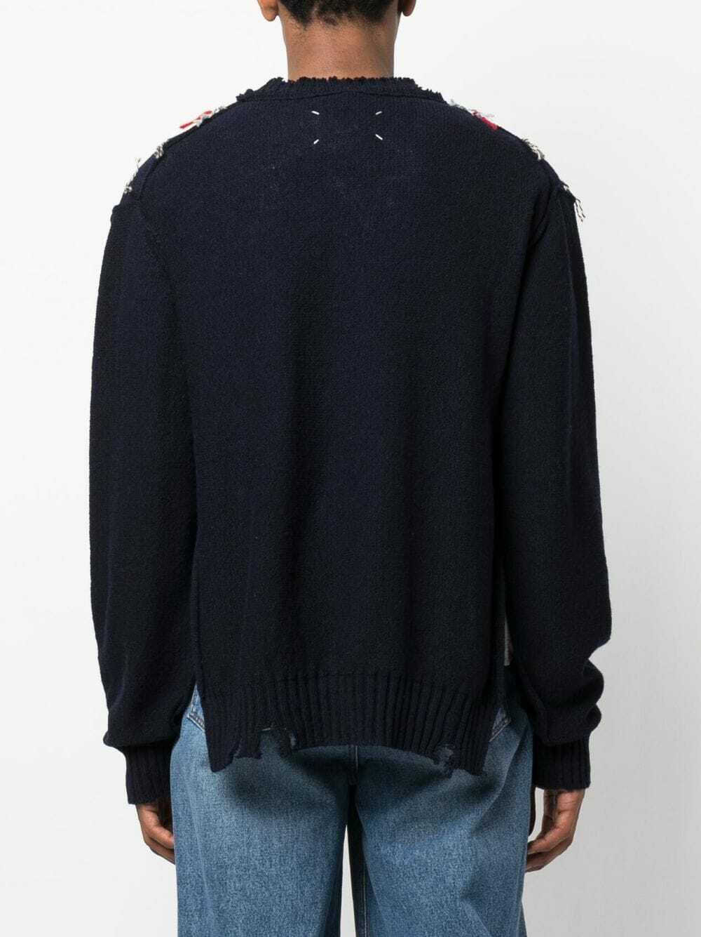 MAISON MARGIELA - Kitted Wool Jumper Maison Margiela