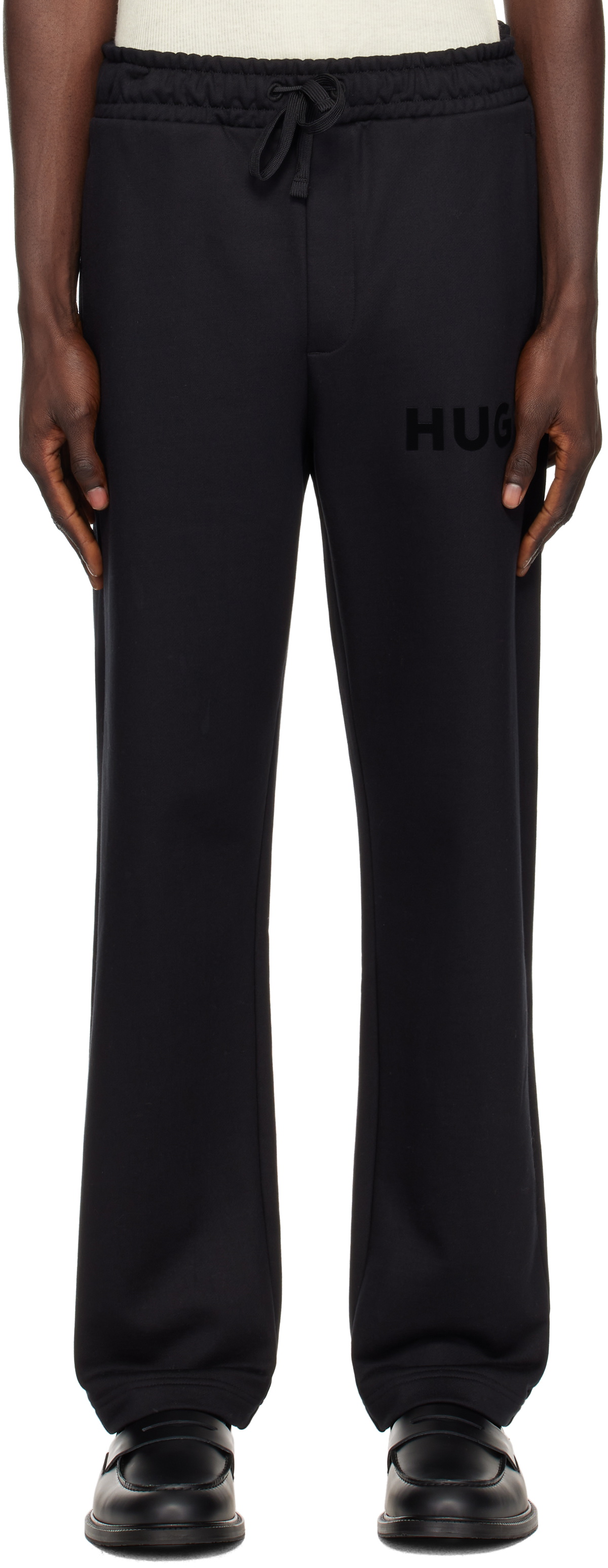 Hugo Black Jersey Sweatpants Hugo Boss