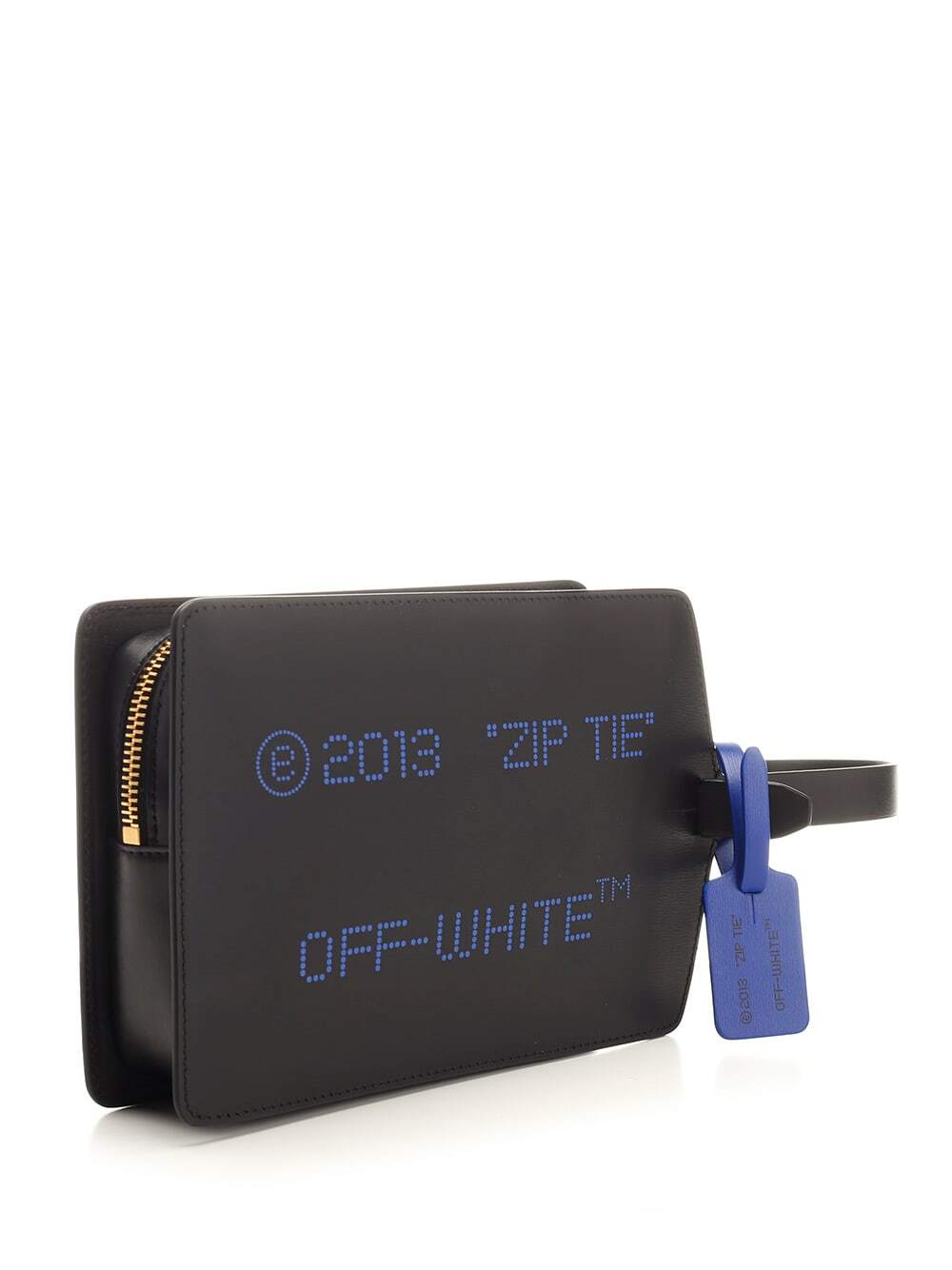 Off-White Zip-tie Clutch Off-White