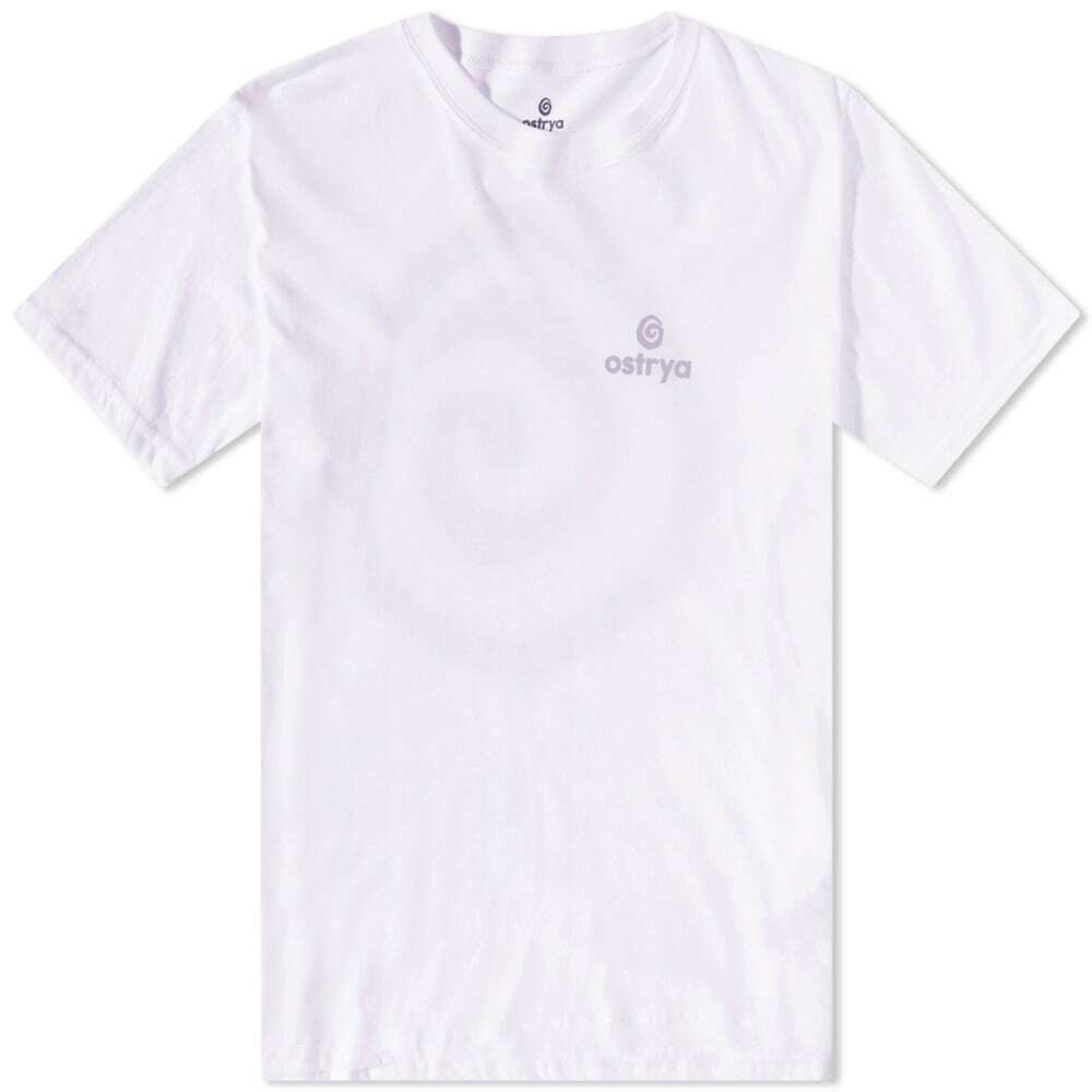 Ostrya Men's Core Logo Equi-Tee in White Ostrya