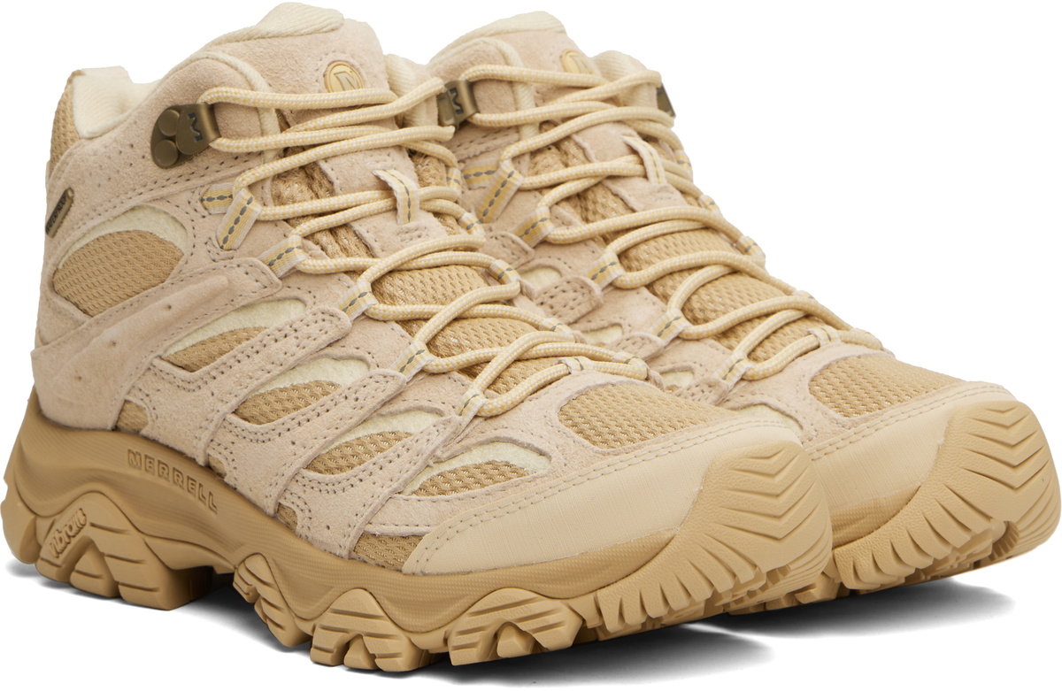Merrell 1TRL Beige Moab 3 Mid Waterproof Boots Merrell 1TRL