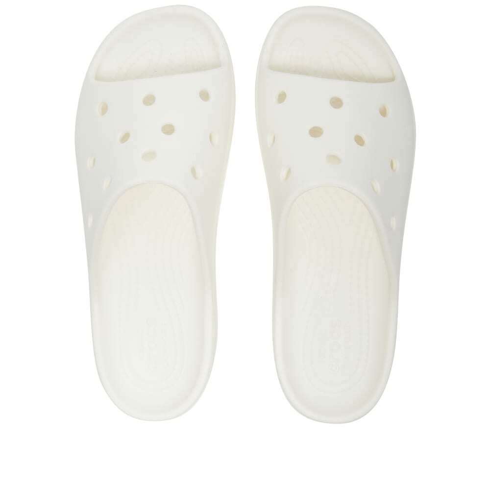 Crocs Classic Platform Slide in White Crocs