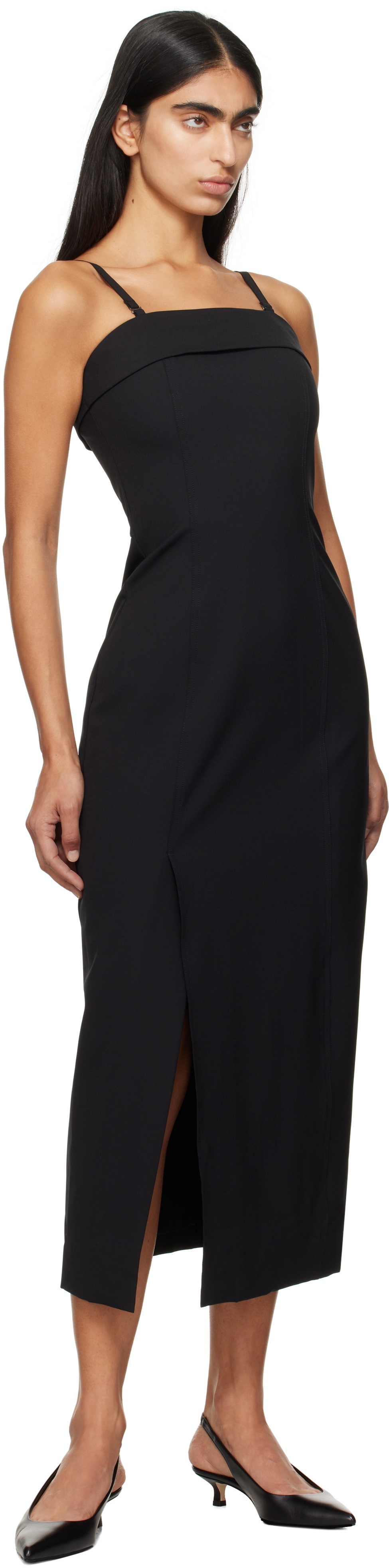 Holzweiler Black Shelly Tube Maxi Dress Holzweiler