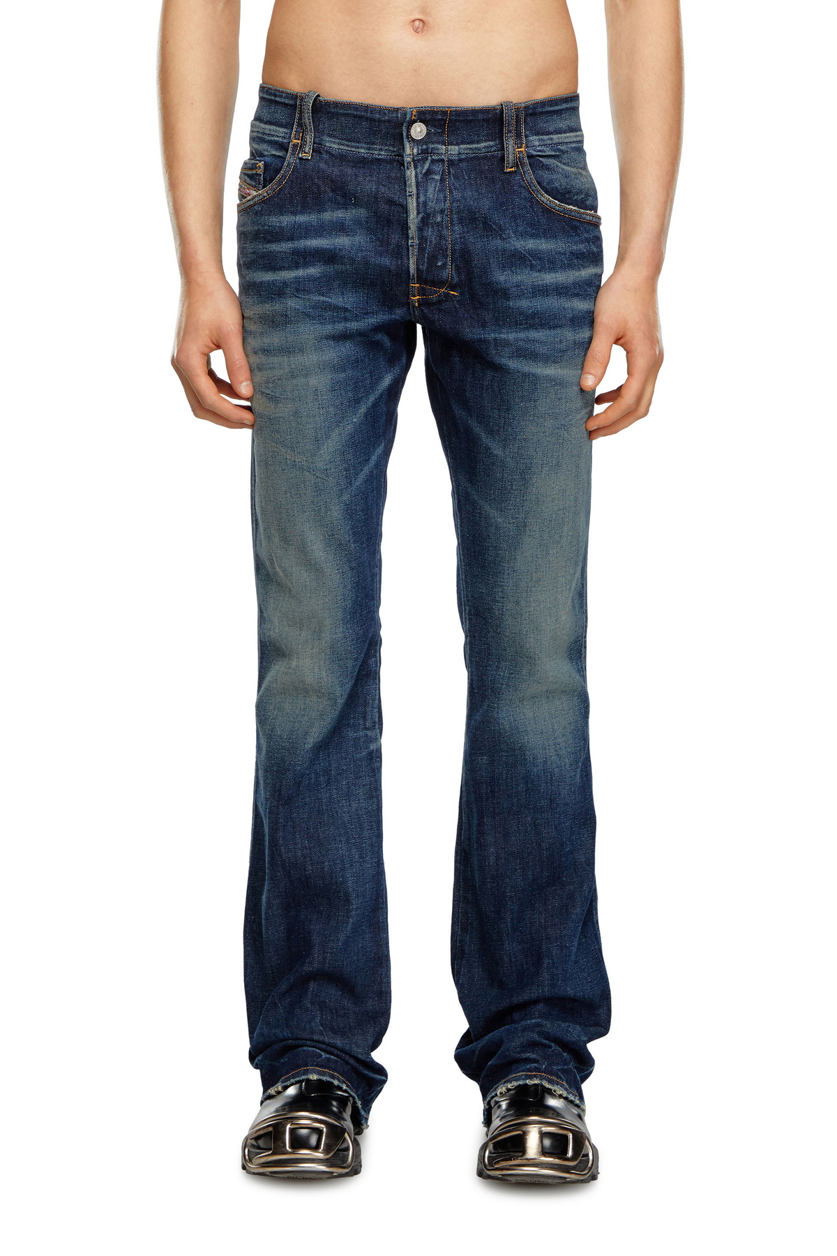 Diesel Bootcut Jeans - D-Backler - Jeans Mens in Blue Diesel
