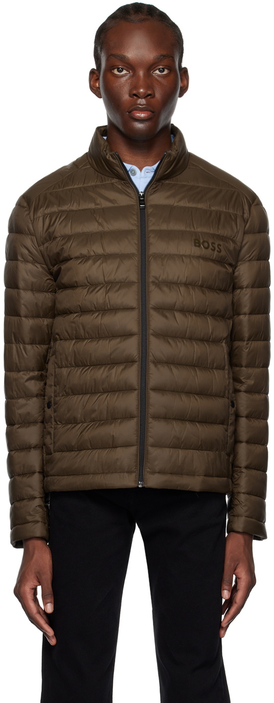 BOSS Brown Calanos Jacket BOSS