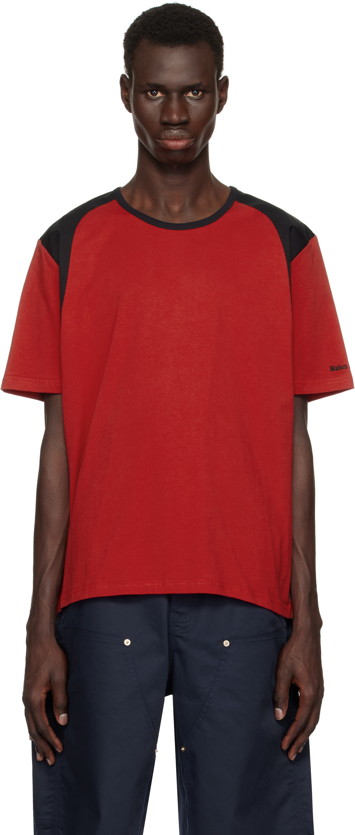 Wales Bonner Red Dub T-shirt Wales Bonner