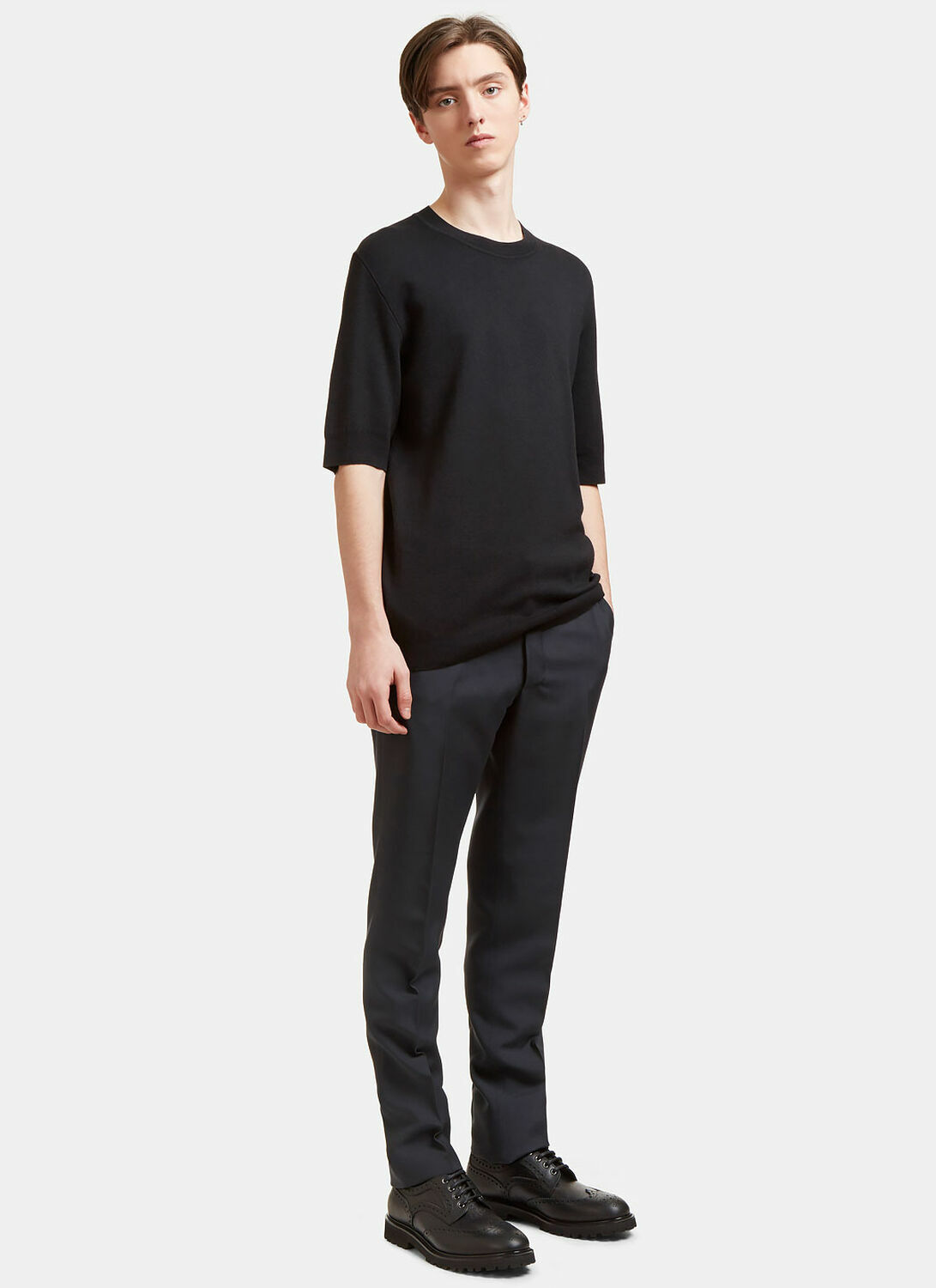 Aiezen Silk and Cashmere-Blend Fine-Knit T-Shirt Aiezen