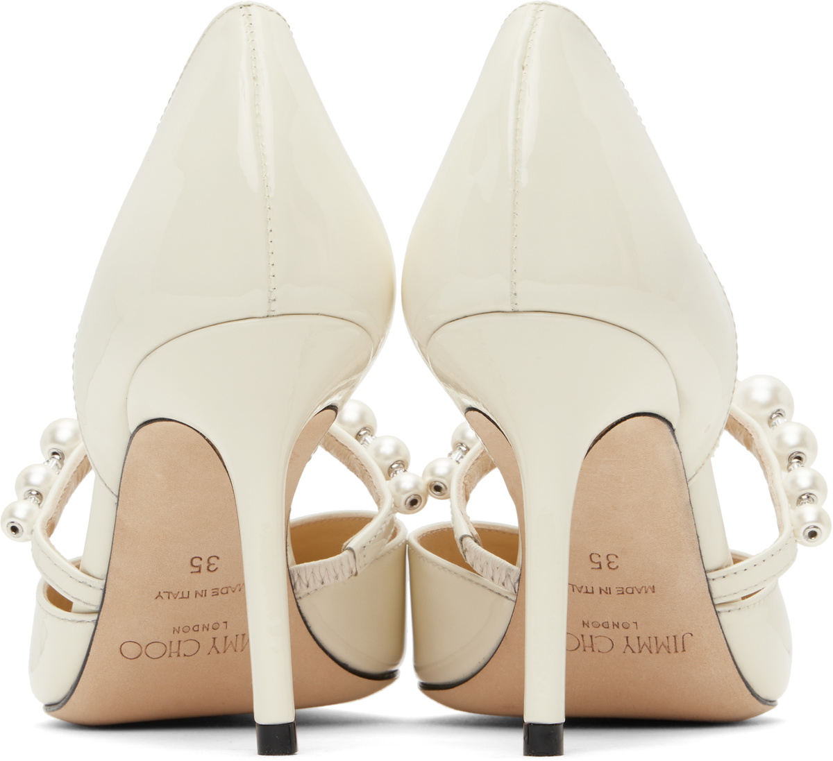 Jimmy Choo Off-White Aurelie 85 Heels Jimmy Choo