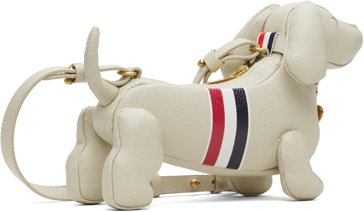 Thom Browne Off-White Mini Hector Bag Thom Browne