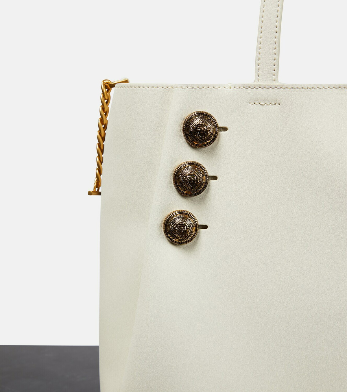 Balmain Emblème Large leather shopper Balmain