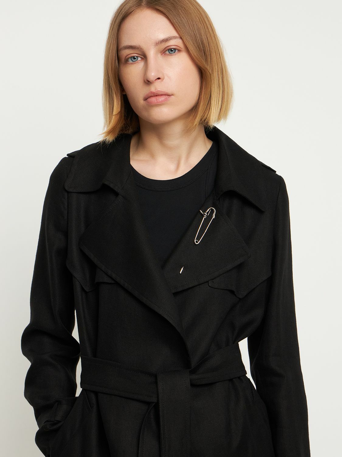 ANN DEMEULEMEESTER - Femia Safety Pin Brooch Ann Demeulemeester