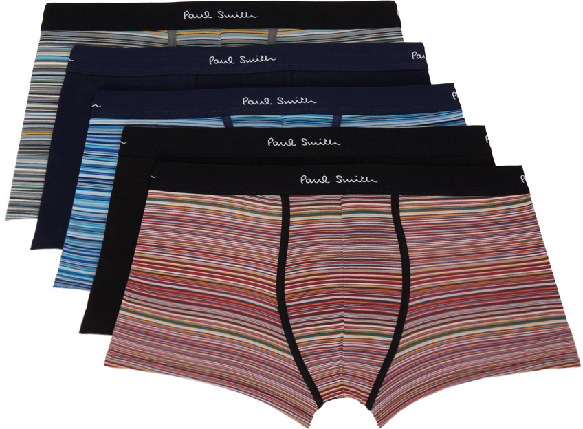 Paul Smith Five-Pack Multicolor Boxer Briefs Paul Smith