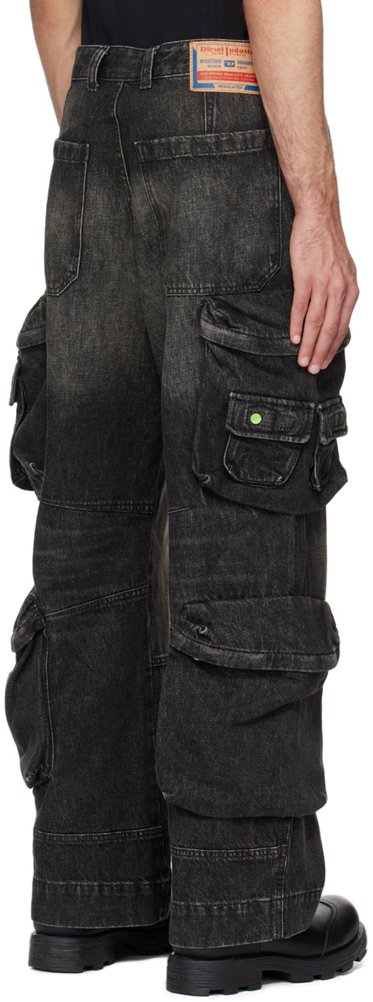 Diesel Black D-Fish Jeans Diesel